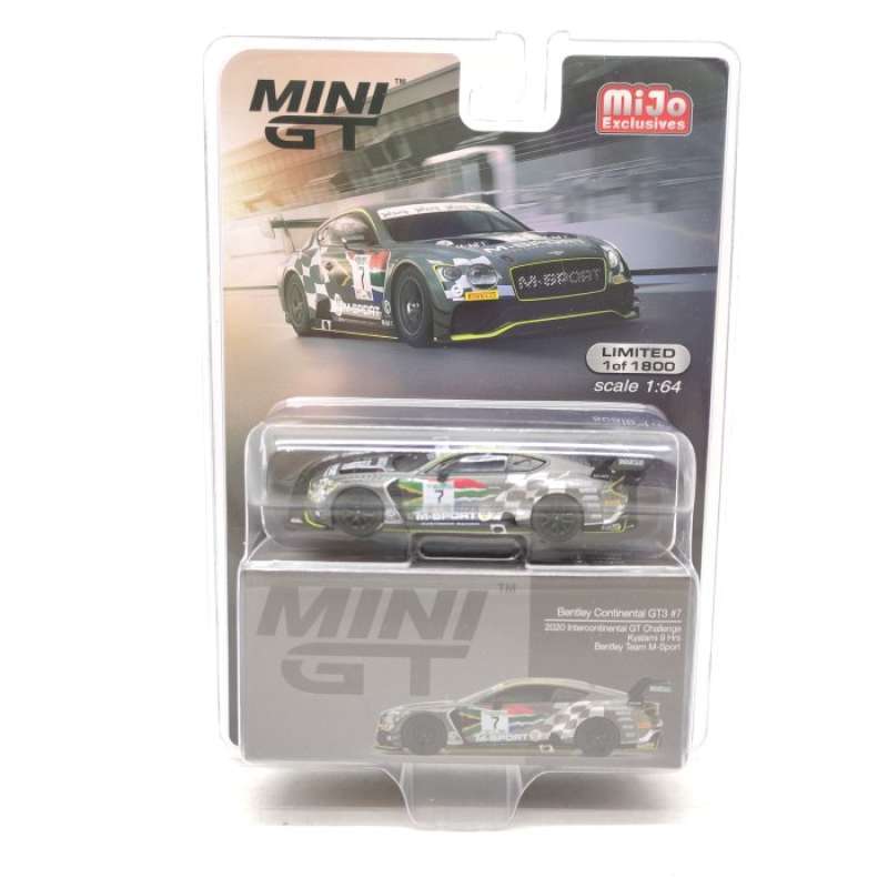Promo Mini GT Bentley Continental GT3 #7 2020 Kyalami Mijo Exclusive ...