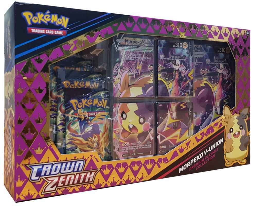 Promo Pokemon Tcg Crown Zenith Morpeko V-union Premium Playmat ...