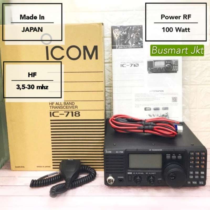 Jual Icom Ic 718 / Radio Ssb Icom Ic718 / Radio Hf All Band Original di ...