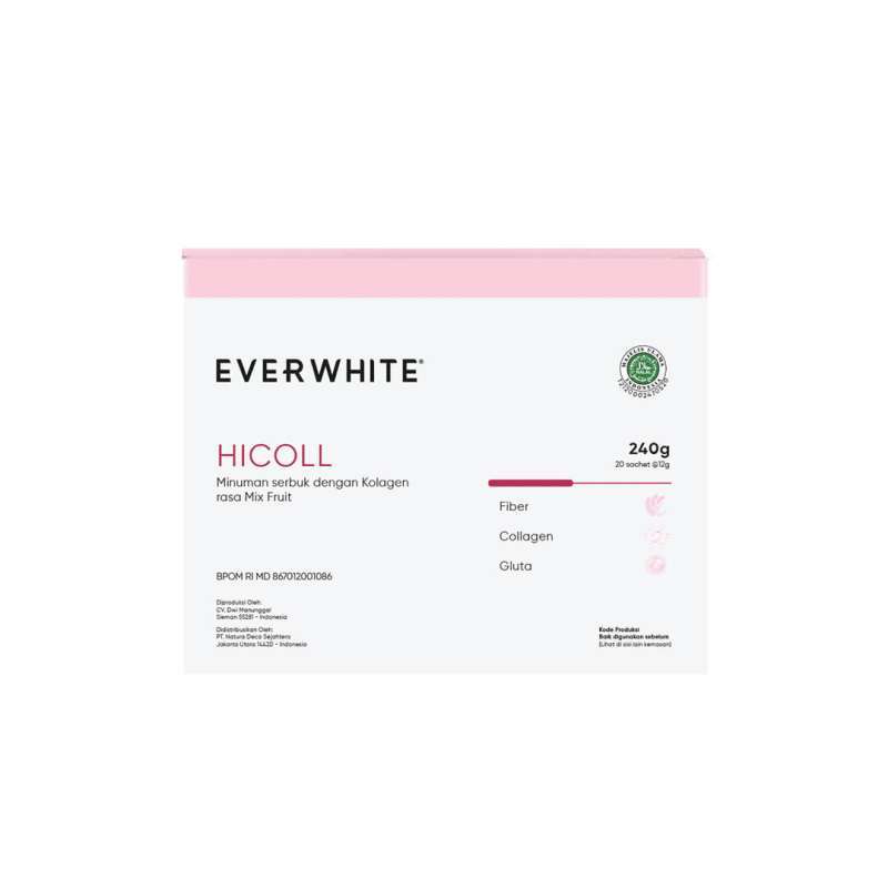 Jual Everwhite Hi-Collagen Powder Drink 12 gr isi 20 Sachet di Seller ...