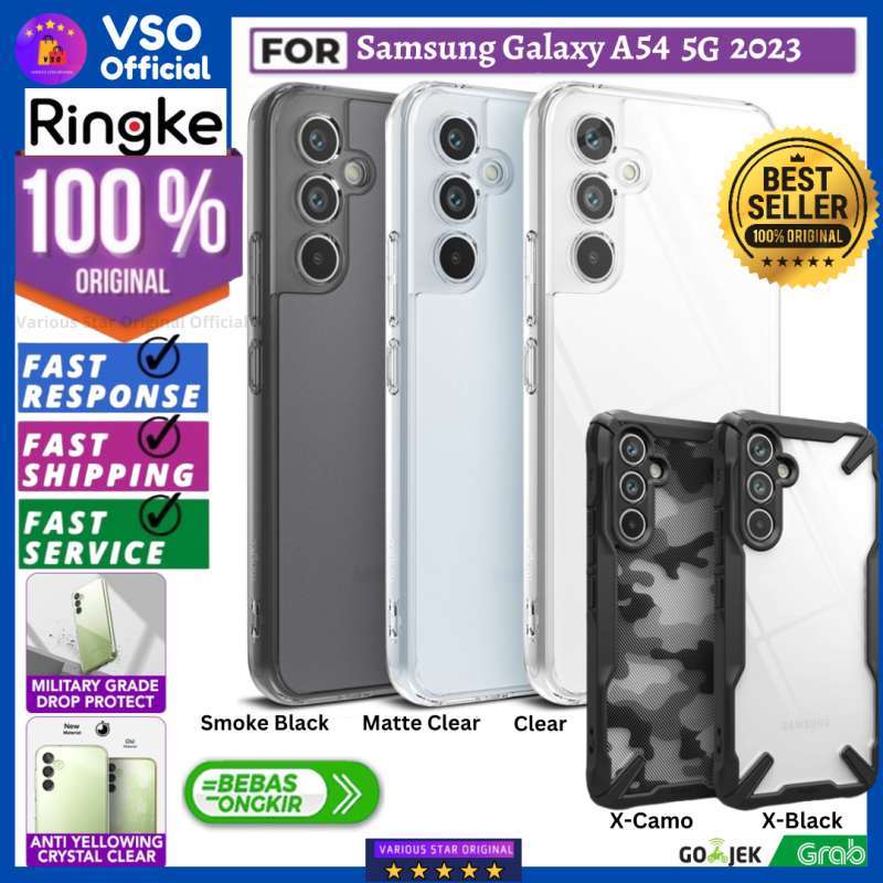 Promo Original Case Samsung Galaxy A54 5G 2023 RINGKE Fusion Hybrid Slim Thin Casing Fusion X ...
