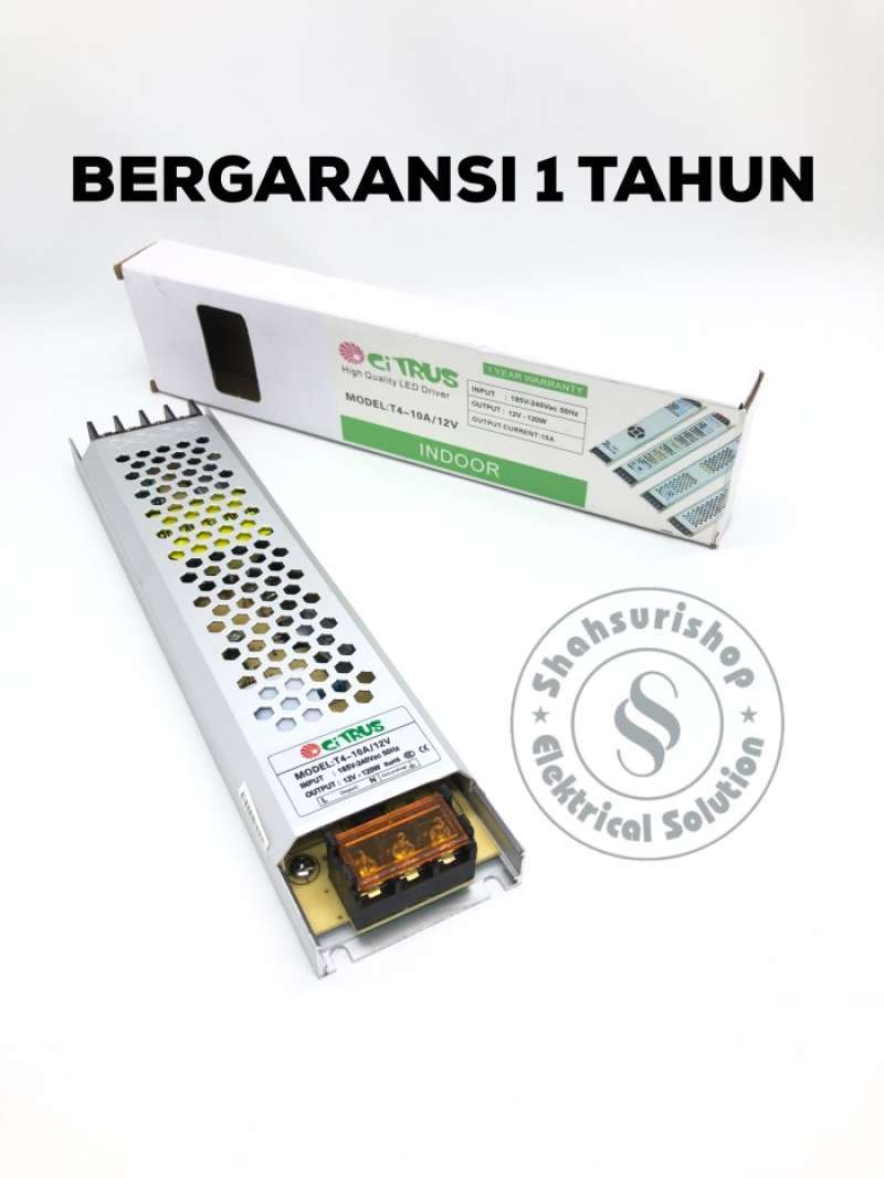 Promo POWER SUPPLY CITRUS LED DRIVER 10A 10 A AMPER 12 V VOLT 12V ...