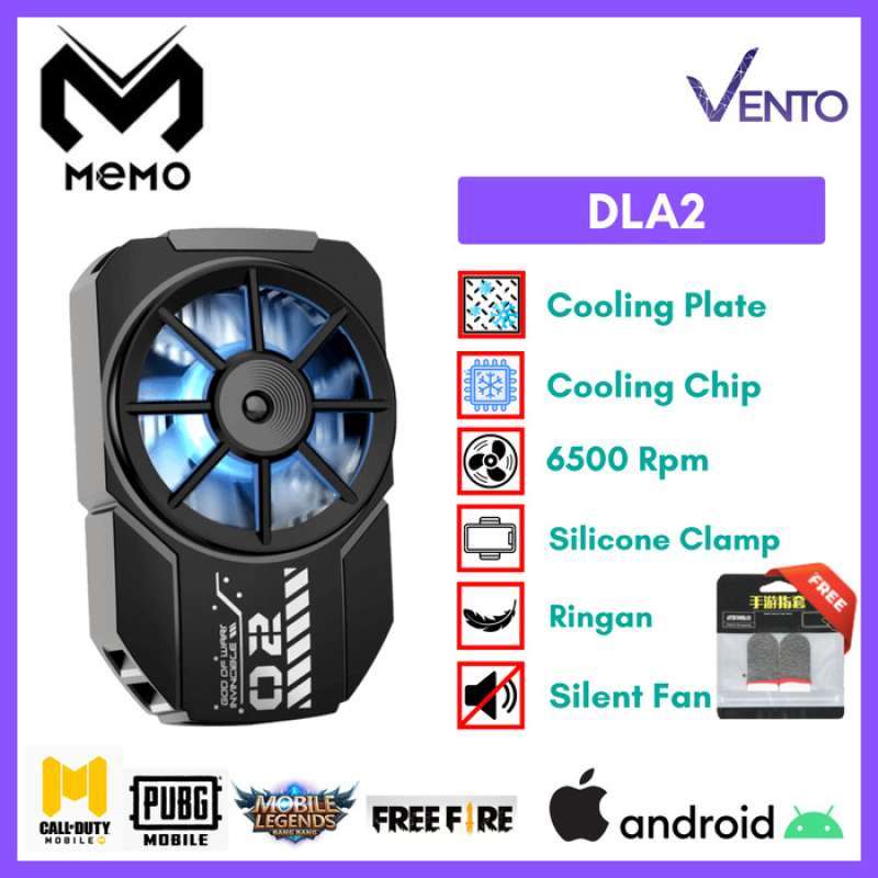 Promo Memo Original DLA2 Kipas Semikonduktor Pendingin HP Gaming ...