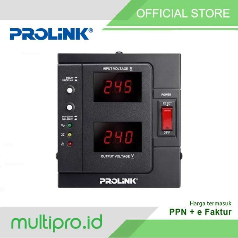 Jual Prolink Stabilizer Pvr3000d Pvr3000 3000va 2400watt 3kva Avr ...