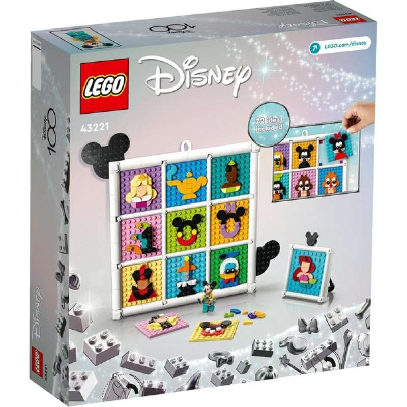 Promo Lego Disney Classic 43221 100 Years Of Disney Animation Icons ...