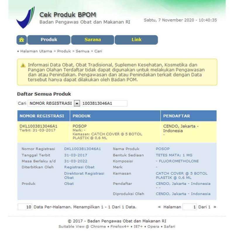 Jual Cendo Posop Minidose 0.6 Ml Di Seller Apotek Mandjur Official ...