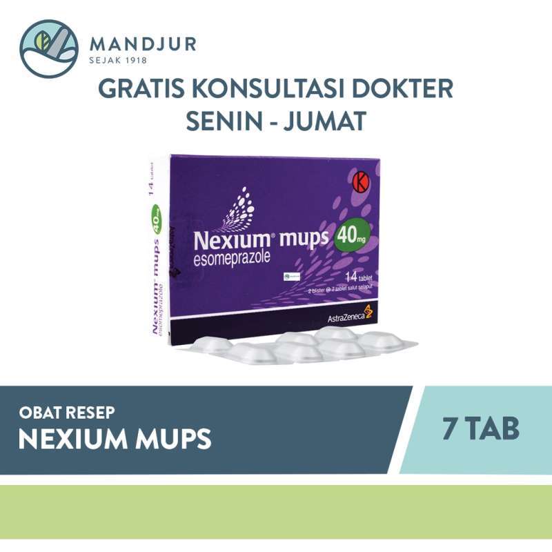 Jual Nexium Mups 40 Mg 7 Tablet di Seller Apotek Mandjur Official Store ...