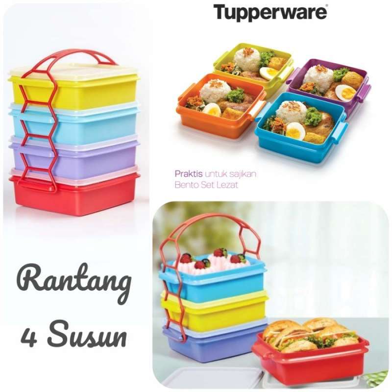 Promo Tupperware Original Rantang Makanan Untuk Bekal Piknik Tumbler ...