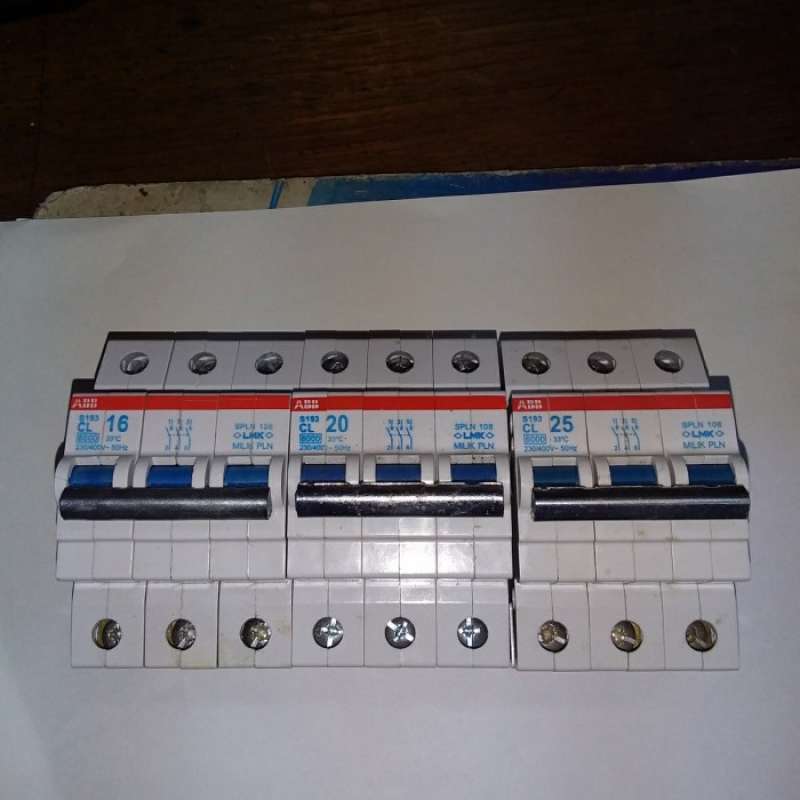 Promo Mcb Pln Abb 3p 3 Phase Pole Diskon 23% Di Seller Hubner Store ...
