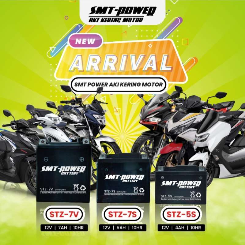 Jual AKI MOTOR / AKI KERING MOTOR SMT POWER STZ 5S 4AH di Seller CGS ...