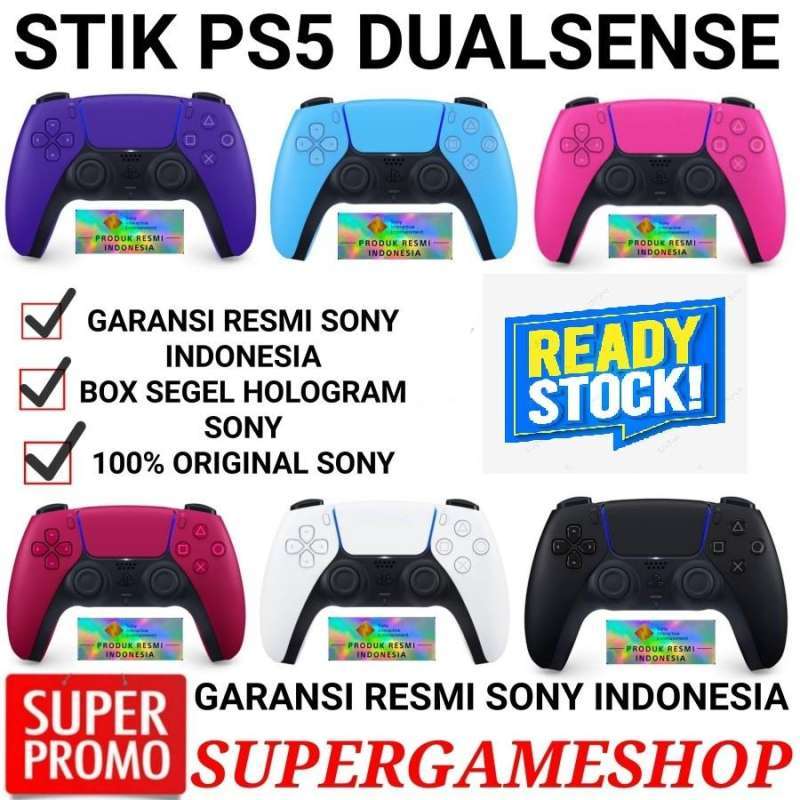 Jual Stik PS5 Dualsense PS5 Wireless Controller Original Stik PS5 di Seller Super-Gameshop ...