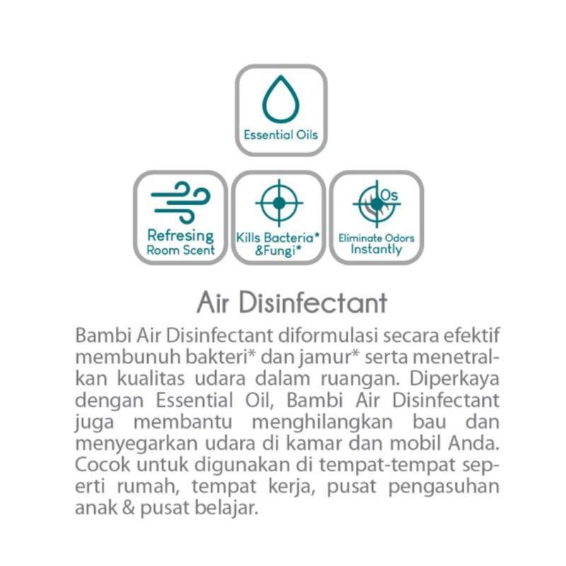 Jual Bambi Air Disinfectant 120ml Di Seller Mom&child - Mom&child ...