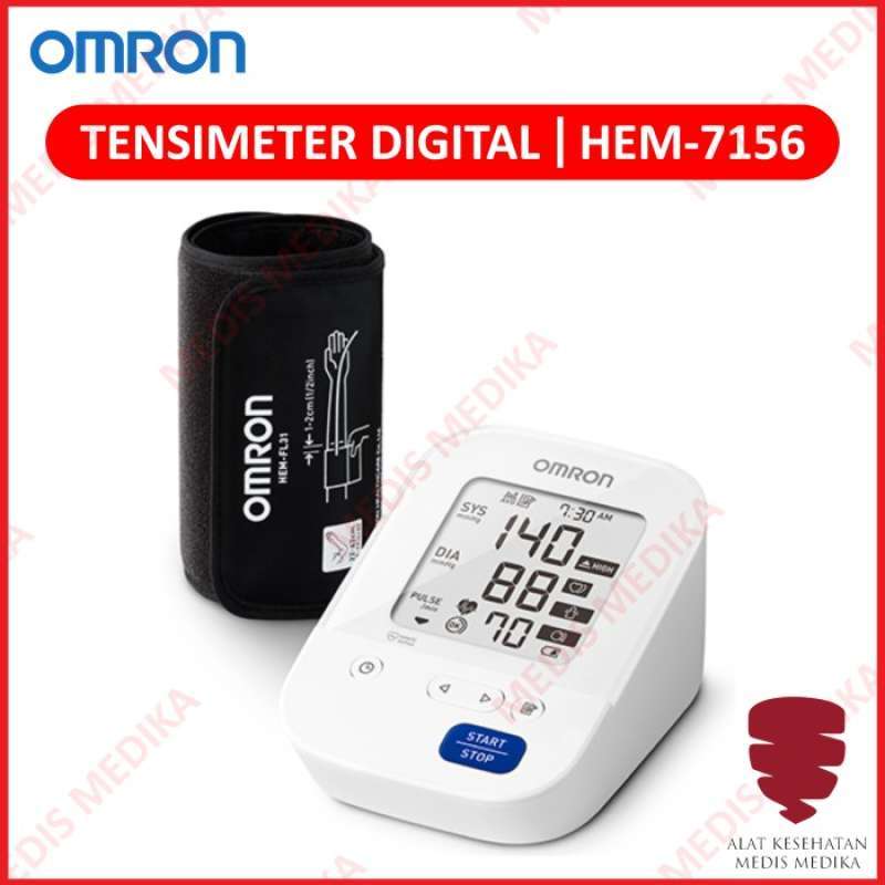 Jual Omron Hem 7130 7156 Alat Ukur Tekanan Darah Digital Tensimeter Tensi Di Seller Bergas ...