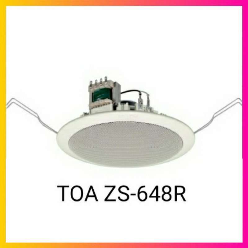 Jual Special Speaker Plafon/Ceiling Mount Speaker Merk Toa,Tipe Zs-648R ...