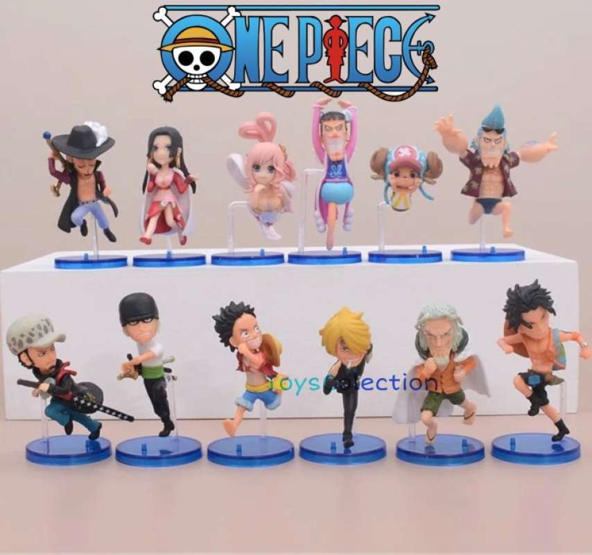 Promo ACTION FIGURE ONE PIECE LUFFY ZORO SANJI ACE RUNNING WCF VER. SET ...