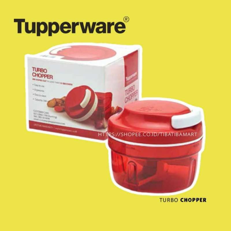Jual Mini Food Chopper Pencacah Portable / Turbo Chopper Tupperware 300 Ml Di Seller Anabel ...