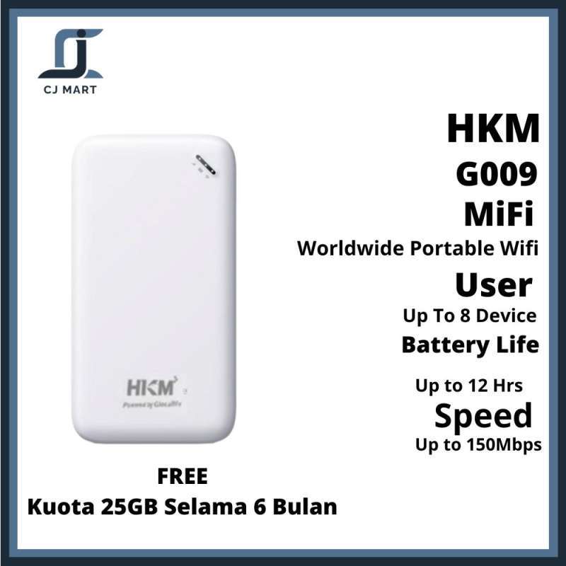 Promo Hkm G009 Modem Mifi Worldwide Portable Wifi - Garansi Resmi ...