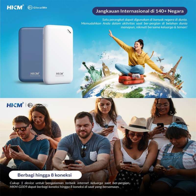 Promo Hkm G009 Modem Mifi Worldwide Portable Wifi - Garansi Resmi ...