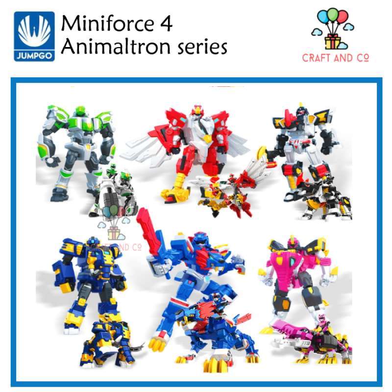Jual Miniforce Jumpgo Season 4 Volt Lucy Max Sammy Leo Jackey ...