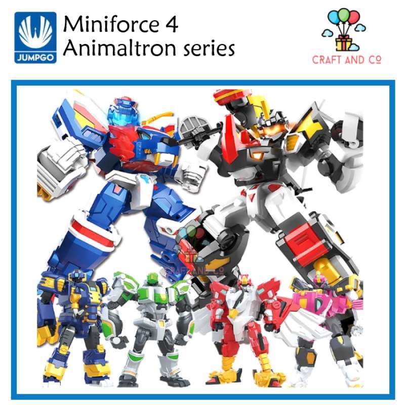 Jual Miniforce Jumpgo Season 4 Volt Lucy Max Sammy Leo Jackey ...