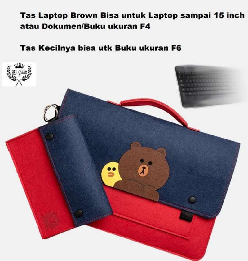 Promo TAS FOLDER LAPTOP BROWN PELINDUNG LAPTOP 15 INCH DOKUMEN IPAD ...