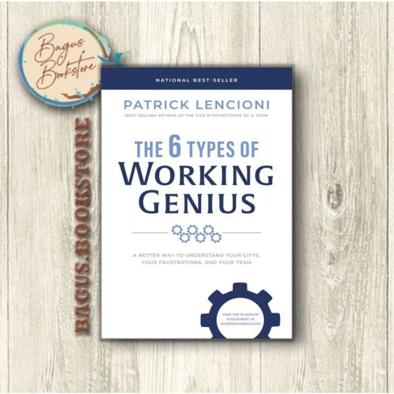 Promo The 6 Types Of Working Genius - Patrick M. Lencioni (English ...