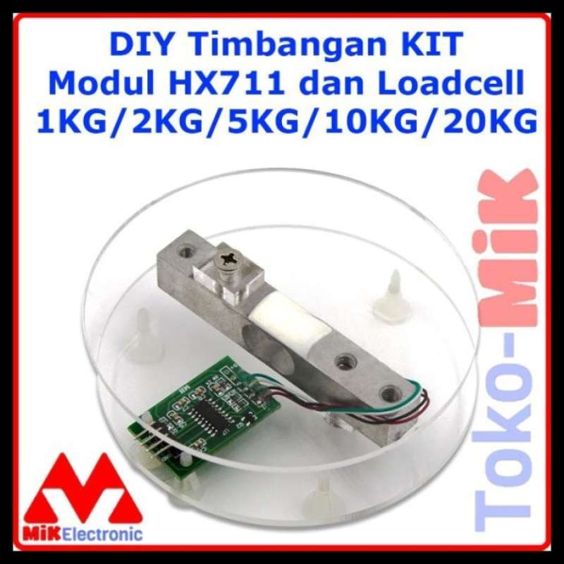 Promo Kit Loadcell Load Cell Hx711 Sensor Timbangan Digital Acrylic