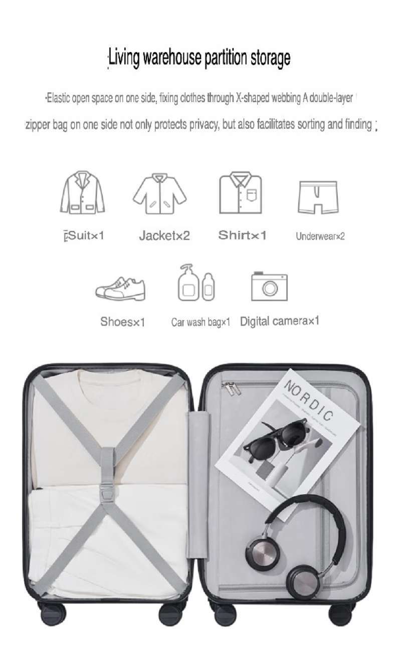 Promo Ninetygo Lightweight Business Suitcase 20 Inch 2nd Gen - Koper ...