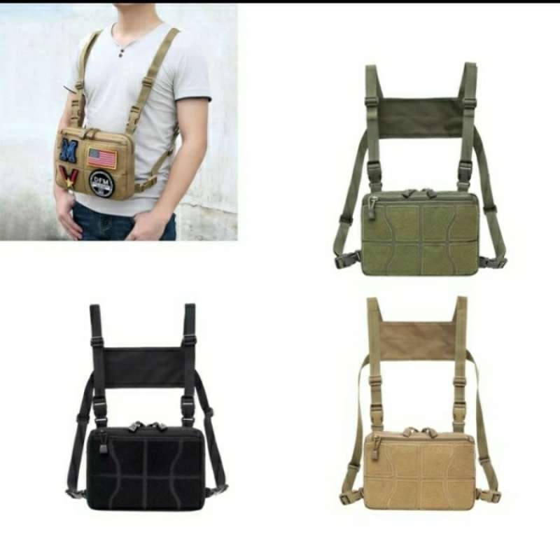 Promo tas dada pria army tactical militer tas selempang dada outdoor ...