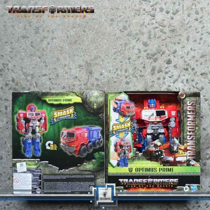 Promo Transformers Rise of the Beasts Smash Changer Optimus Prime ...