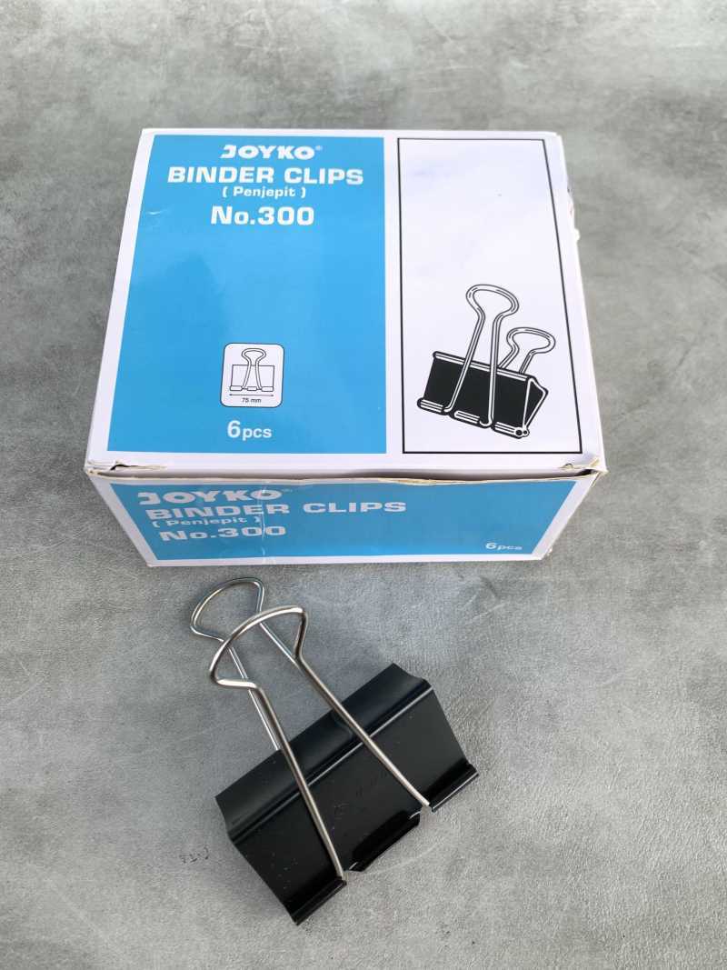 Jual Binder Clip / Klip / Penjepit Kertas Joyko 300 Di Seller Wiki ...