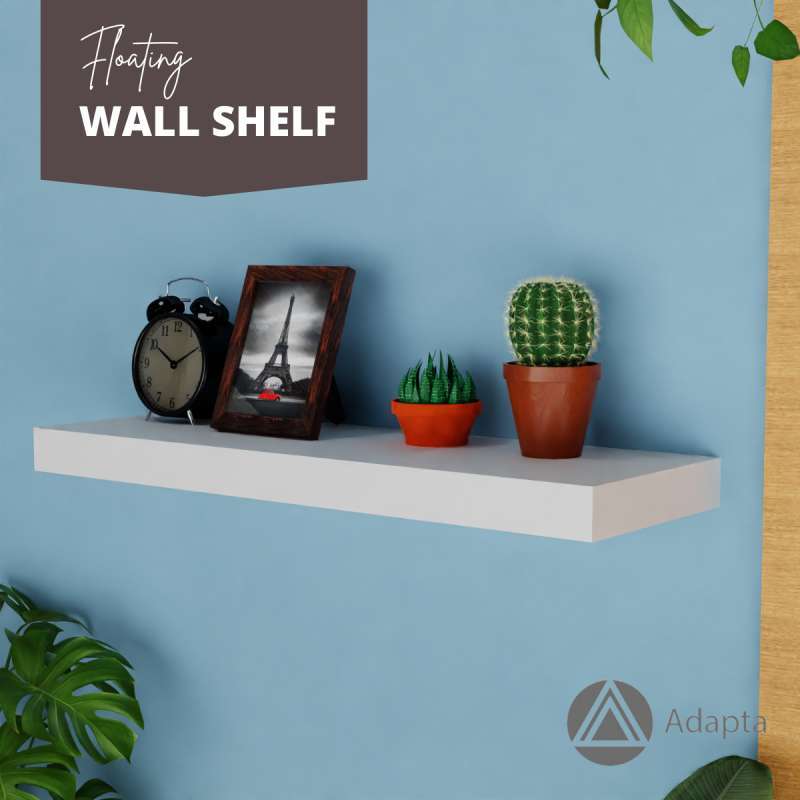 Jual Rak Dinding Minimalis Ukuran 60x12x4 cm - Floating Wall Shelf ...