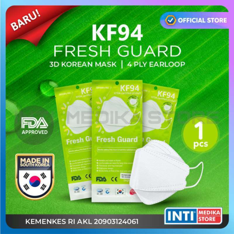 Jual Fresh Guard - Masker 4 Ply Kf94 Surgical Ori Korea |korean Mask ...