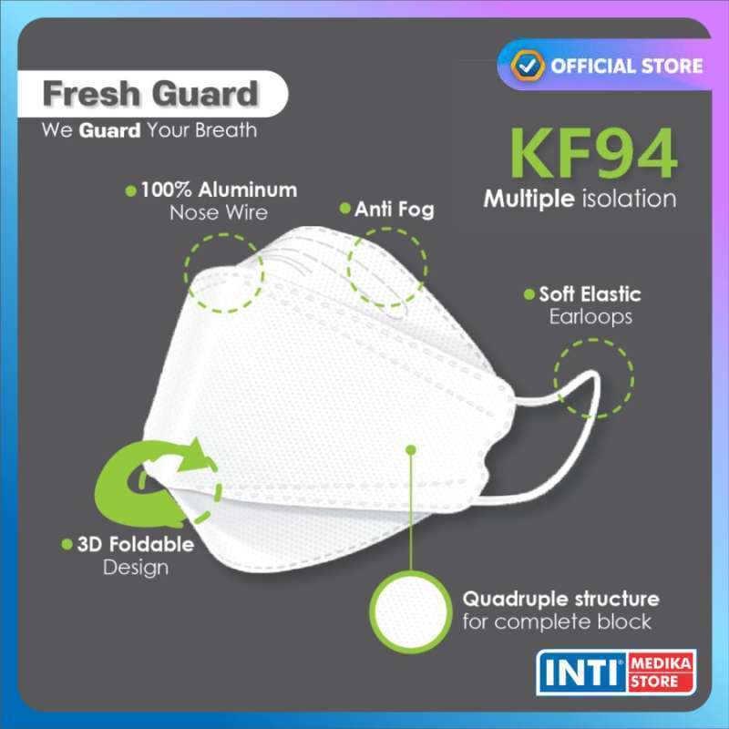 Jual Fresh Guard - Masker 4 Ply Kf94 Surgical Ori Korea |korean Mask ...