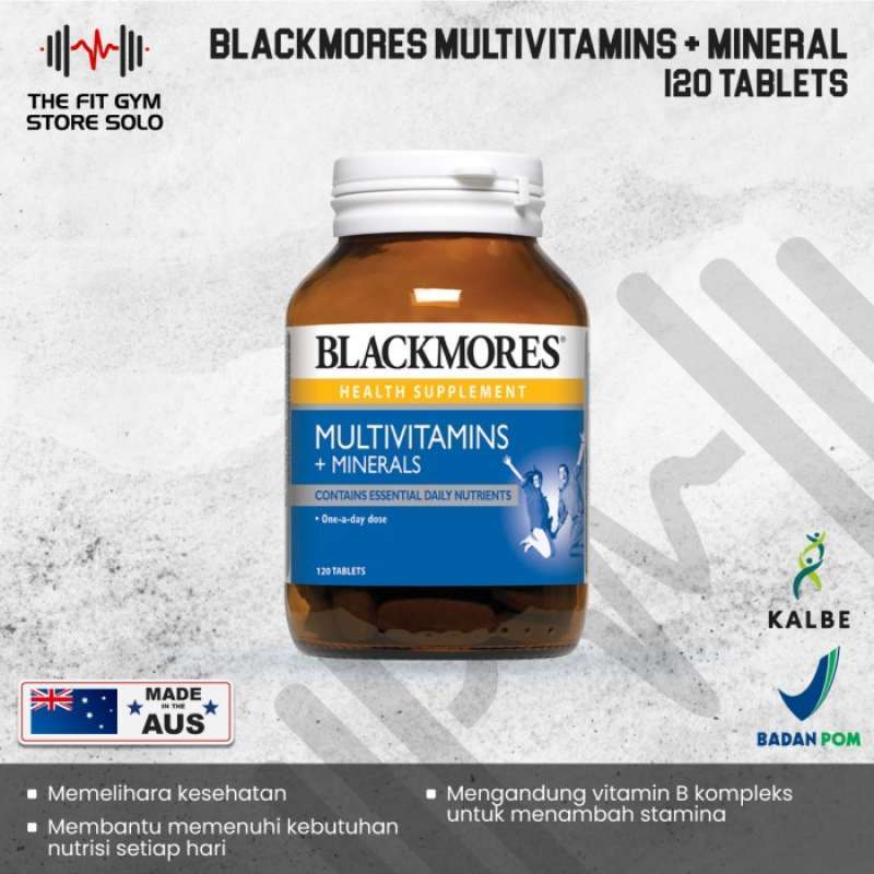 Jual Blackmores Multivitamin+mineral 30 Tab Bpom Kalbe Di Seller ...
