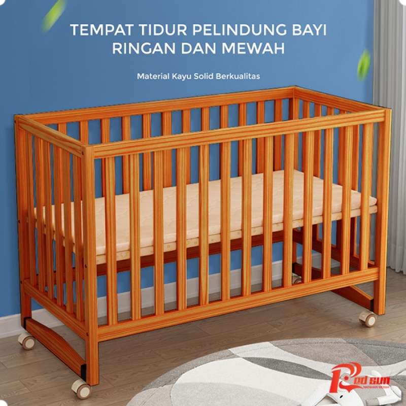 Promo Box Bayi Ranjang Bayi Tempat Tidur Anak Tempat Bayi Baby Box Kayu ...