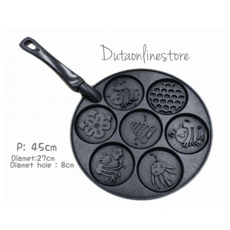 Promo Nordic Ware Honey Bee Pancake Maker Pan Waffle USA 7 Cavities ...