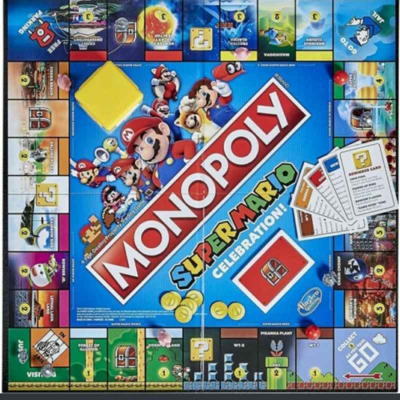 Promo Monopoly Super Mario Celebration Edition Hasbro Original / Board ...