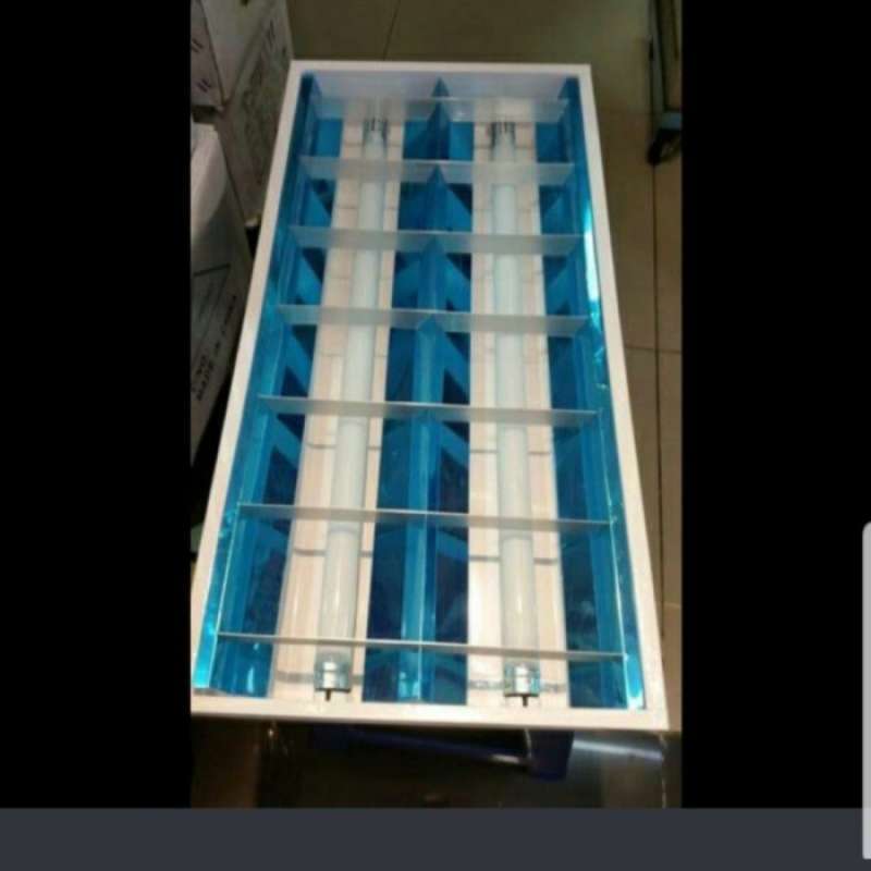 Promo Kap Lampu Tl Led Rm 2X18 Komplit Tl Led Philips Ecofit Plafon ...