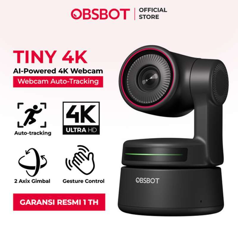 Jual OBSBOT Tiny 4K AI-Powered PTZ 4K Webcam di Seller Indah Komputer - Tegal Alur, Kota Jakarta ...