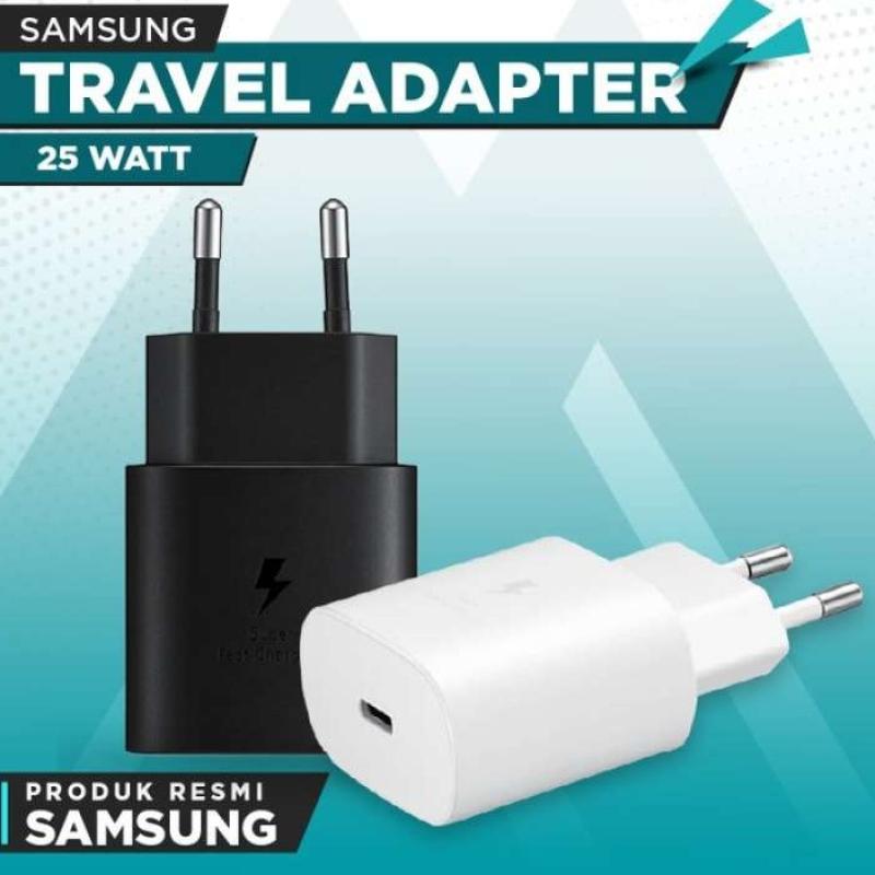 Promo Samsung Travel Adapter Fast Charging 25W 25 Watt 25Watt USB Type C - Multicolor Diskon 23% ...