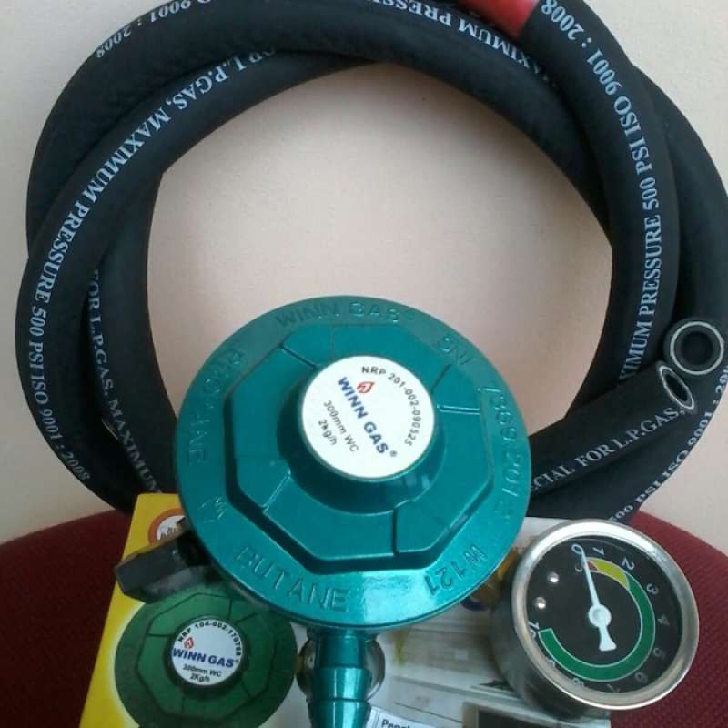 Promo Regulator Matic Zhelgaz Winn Gas 121 Manometer Selang Gas Lpg 500 Psi Diskon 23% Di Seller ...
