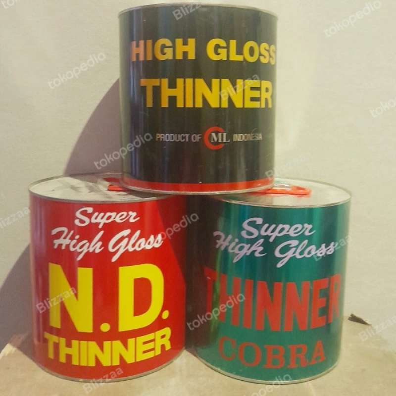 Promo Thinner ND Cobra Merah / Cobra Hijau / Cobra Hitam 5ltr Galon 5 ...