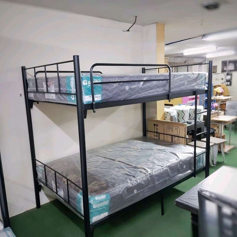 Jual Set Ranjang Susun Besi 120 + Kasur Guhdo Springbed - Tempat Tidur Tingkat Anak Dan Dewasa ...