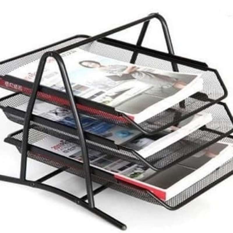 Promo dokumen tray 3 tingkat / rak dokumen 3 tingkat / dokmen tray ...
