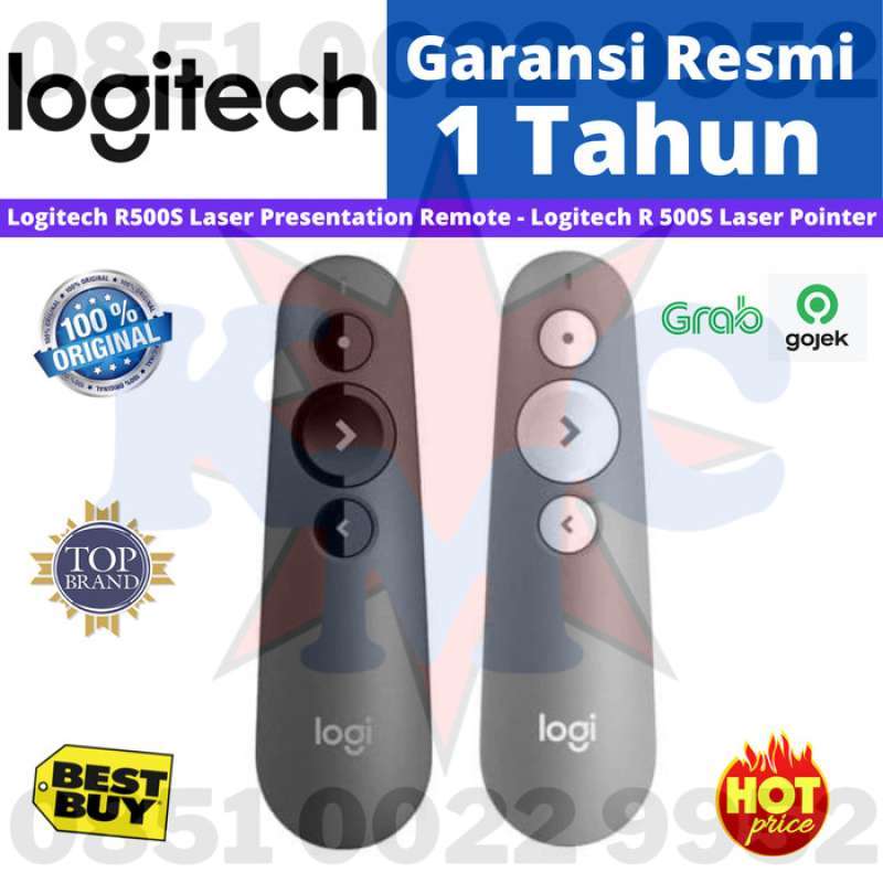 Promo Laser pointer Logitech R500S Remote Presentasi Laser R500 S ...