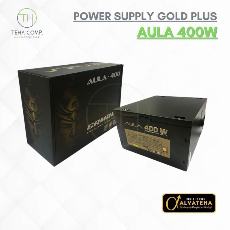 Jual Power Supply PC Gaming Gold 80 Plus 8 Pin RGB 400W Aula PSU Gaming ...