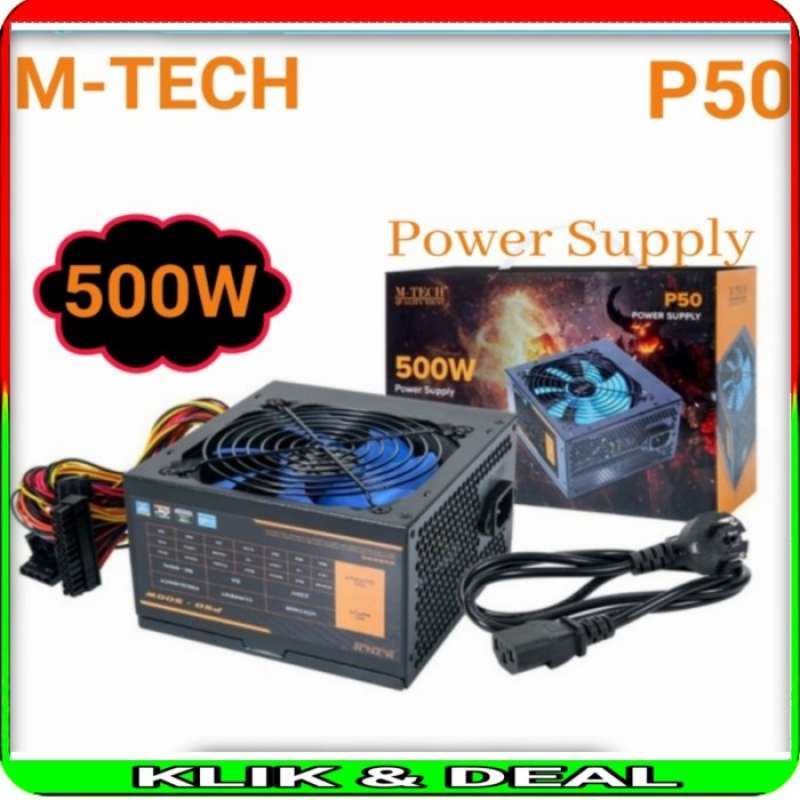 Promo Power Supply Cpu M-tech P50 500w Diskon 23% Di Seller Pedalis Store - Kalibata, Kota ...