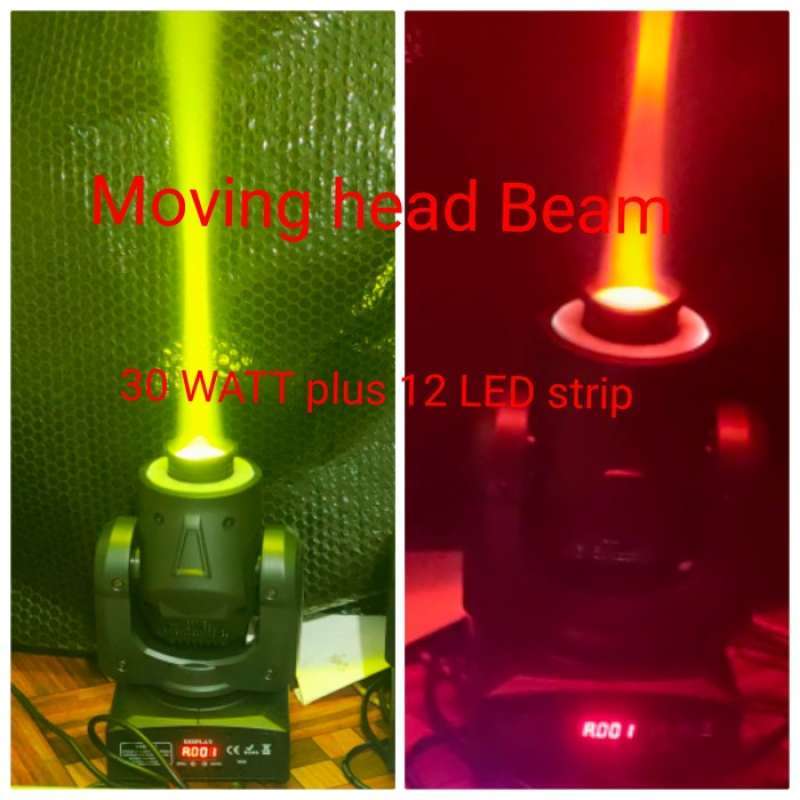 Jual Mini Beam Moving Head Gobo Plus Led Strip di Seller Sejahtera ...