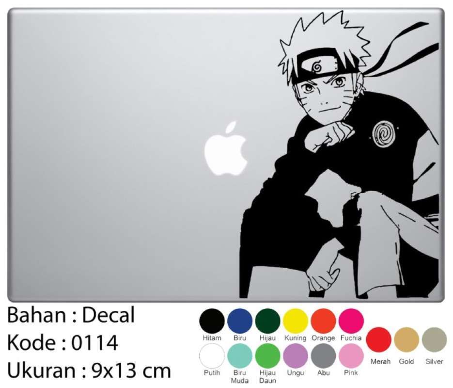 Promo Sticker Decal Laptop / Mobil Naruto Diskon 27% Di Seller Metalic ...